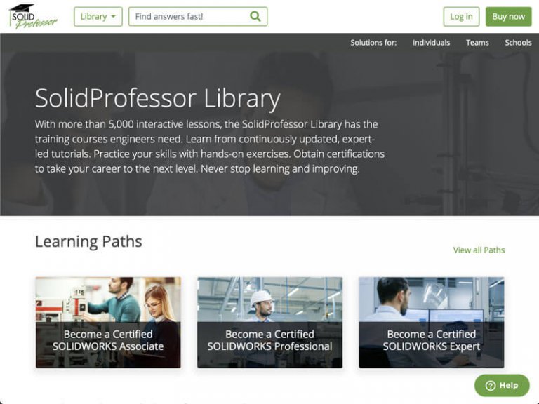 SolidProfessor | Build Skills with CAD & CAM Online Courses
