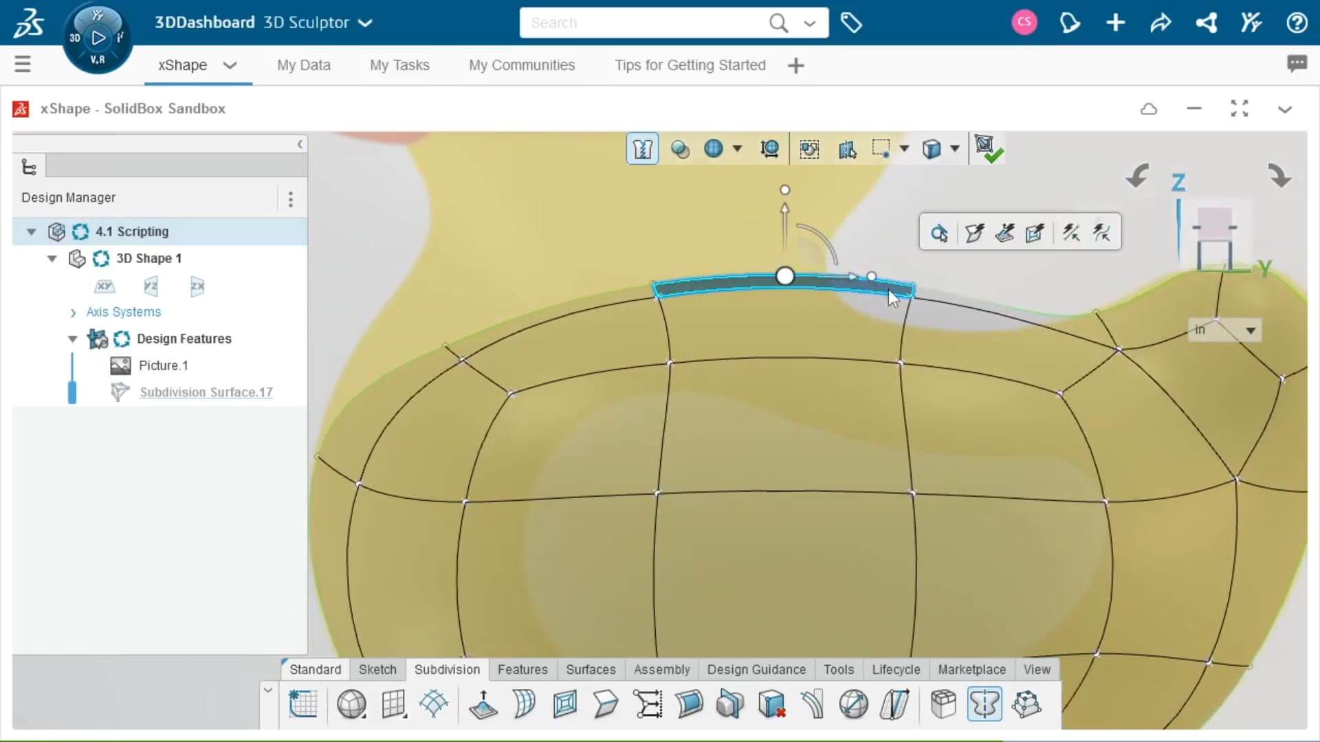 3DEXPERIENCE 3D Sculptor